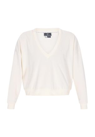 Dreimaster Dreimaster Sweatshirt Frauen cremefarben