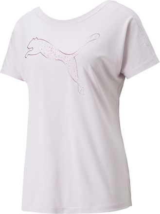 Puma Puma Damen Train Favorite Cat Tee Pullover, Violett, L