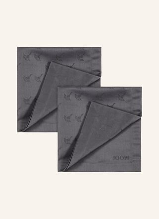 Joop 2er-Set Servietten Faded Cornflower grau