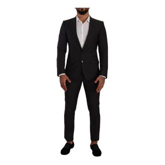 Dolce & Gabbana Single Breasted Suits - - Suits - Herren - Schwarzk - S