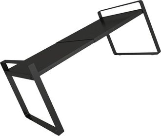 Garneck Teleskopisches Küchenregal aus Carbonstahl Verstellbares Gewürz Metall aufbewahrungsregal für Arbeitsplatte Platzsparend und Stabil Vielseitig Einsetz