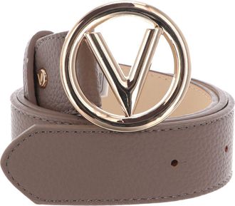 Valentino G&uuml;rtel Round Belt W110 Taupe/Oro braun k&uuml;rzbar