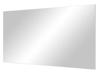 Mirjan24 Spiegel Gesita, Wandspiegel mit Rahmen, Flurspiegel, Schminkspiegel, Stylish Schlafzimmerspiegel, Ankleidezimmerspiegel (Wei&szlig;)