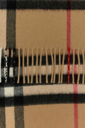 Burberry Unisex Archivebeige Cashmere Sciarpe E Foulard Scarfs