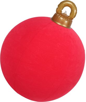 SOLUSTRE Große PVC-Weihnachtskugel Aufblasbare Weihnachtsdekoration Für Außenbereich Rasen Und Veranda Wiederverwendbare Weihnachtskugel Für Garten Und Feiern