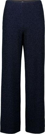 Zero Damen Stoffhose mit Lurexfaden 42, Teal Ocean