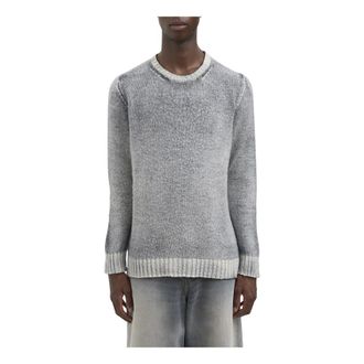 Avant Toi Maglia Girocollo Pilling Casentino - Homme - Pulls - Gris - Taille: M