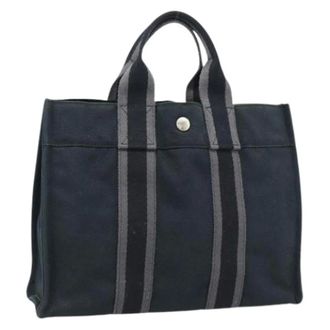 Herm&egrave;s Sac cabas Pre-owned - Femme - Pre-owned - Noir - Taille: ONE Size