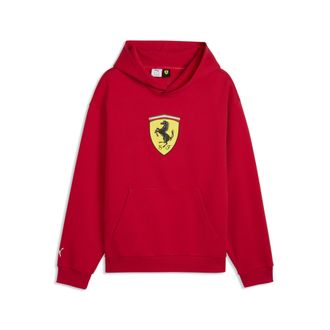 Puma Hoodie en polaire &agrave; &eacute;cusson color&eacute; Scuderia Ferrari HP Homme, Accessoires, Rouge, XXL