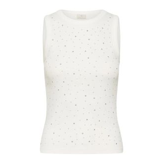 Kaffe Carna Top - - Tops - Damen - Wei&szlig; - L