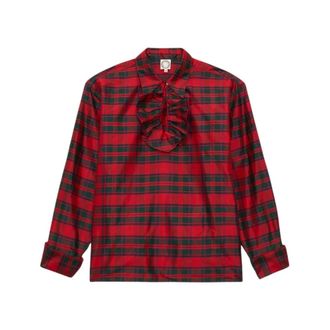 Ines De La Fressange Ortiz Kariertes Hemd - - Blouses & Shirts - Damen - Rot - XS