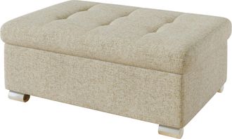 Mirjan24 Hocker Niko gro&szlig; Sitzhocker Polsterhocker Sitzbank Fu&szlig;bank Pouf Farbauswahl (Corbett 21)