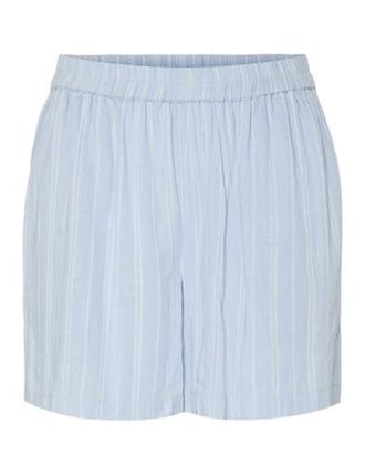 Pieces Pcpia MW Short WVN Noos, Bleu Ciel, XS Femme