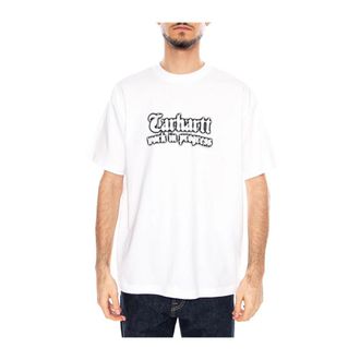 Carhartt Work in Progress S/S World Tour T-Shirt - - Tops - Herren - Wei&szlig; - M