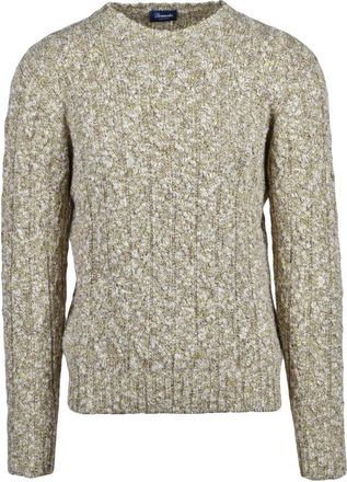 Drumohr Homme, Pulls, Multicolore, Taille: XL Pull en coton