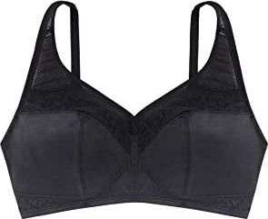 Dorina Teagan Soutien-Gorge Minimiseur Non Rembourr&eacute;, sans Fil, Couverture Compl&egrave;te avec Bretelles Ajustables Extra-Larges, Soutien U-Back en Power Mesh, Des