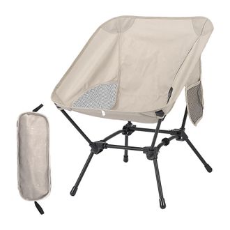 Generico Campingst&uuml;hle, zusammenklappbar, tragbarer Gartenstuhl, Campingstuhl mit Seitentasche, f&uuml;r Garten, Terrasse, Hof, Strand, Camping, Picknick