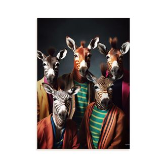 Nacnic Okapi-Modeplakat A3 Ohne Rahmen