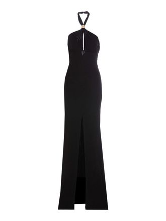 Elisabetta Franchi Maxi Robe - Noir