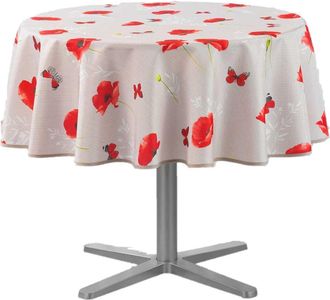 Douceur d'Int&eacute;rieur Sweet Poppy Tischw&auml;sche, Mehrfarbig, 0, 180 cm