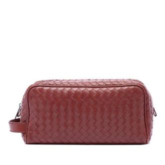 Bottega Veneta Pre-owned Gewebte Nappa Leder Clutch - - Pre-owned - Damen - Rot - ONE SIZE