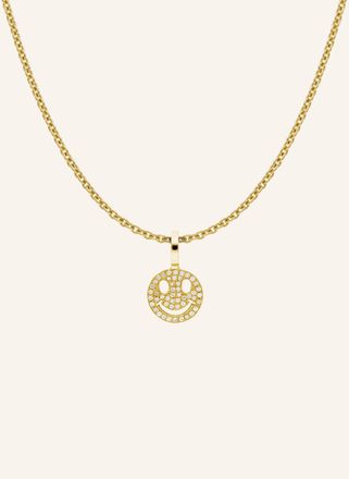 Cada Cada Kette Tiny Smiling Face gold