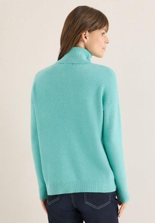 Cecil Rollkragenpullover aus Baumwolle mit Stretchanteil