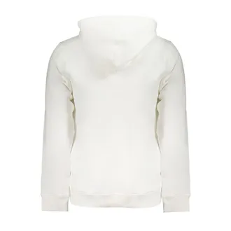 Tommy Hilfiger Logo-Embroidered Cotton Hoodie - White