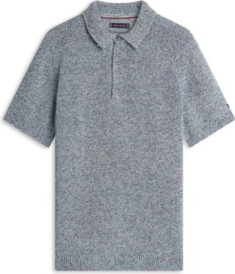 Tommy Hilfiger Poloshirt aus einem gemischten Moulin&eacute; Baumwollstrick in