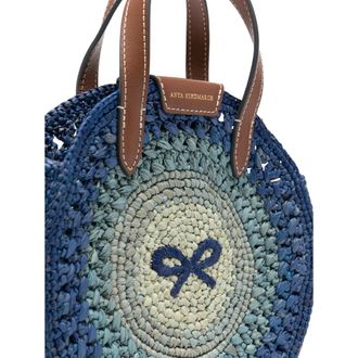Anya Hindmarch Moraf Top Handle Bag - Blue