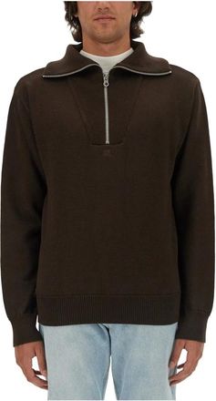 Courr&egrave;ges Homme, Pulls, Brun, Taille: M Trucker Wool Sweater