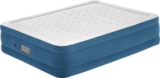 Bestway AlwayzAire Doppelluftbett mit integrierter Doppelpumpe, 203 x 152 x 46 cm, 2 Personen, bis 300 kg, fl&uuml;sterleise zweite Pumpe, USB-Anschl&uuml;sse, strapazi