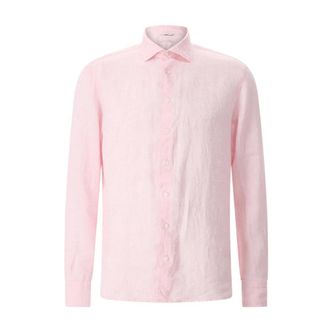 Stenstr&ouml;ms Homme, Chemises, Rose, Taille: XL Chemise en lin coupe r&eacute;guli&egrave;re