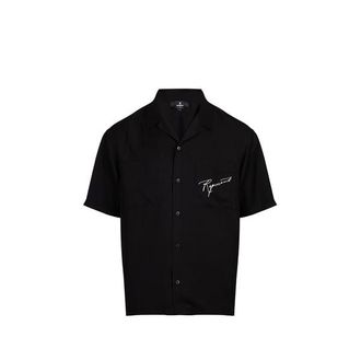Represent Chemise fluide boutonn&eacute;e unie