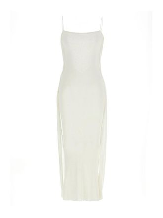 Jacquemus Robe Au Genou - Blanc