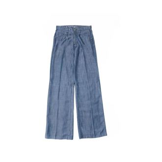 Gas Radiant Lead Glass Pants - - Trousers - Damen - Blau - W24