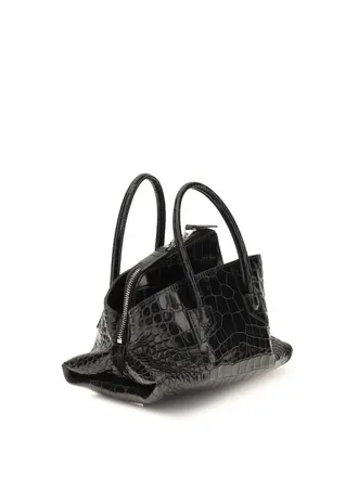 The Attico Womens Mini Handbag La Passeggiata Calf Leather White Handbags Hand Bags