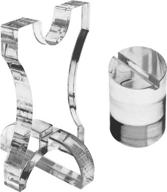 Generic Acryl-Messerhalter, Acryl-Halter für Küchenschneider, Präsentationsständer für Schneiderblock, transparenter Ständer, Küchenaufbewahrungsvitrine, Schr