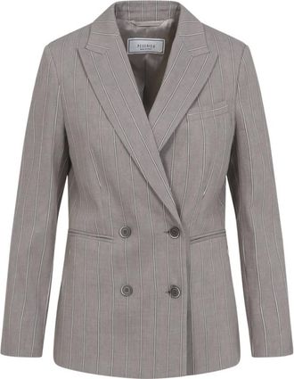 PESERICO Femme, Vestes, Brun, Taille: 36 FR Veste en lin