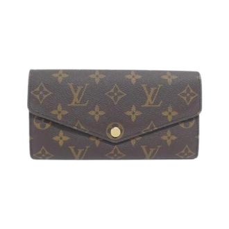 Louis Vuitton Portefeuille Vintage en Toile Pre-owned - Femme - Pre-owned - Brun - Taille: ONE Size