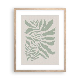 Arttor Poster Rahmen helle Eiche Deko 40x50cm Boho Anlage Botanisch Wandposter Art Prints Wanddeko Bild Wand Kunstdruck Wandbilder Dekoration Wohnzimmer Schl