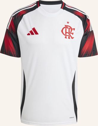 adidas Cr Flamengo 25 Ausw&auml;rtstrikot weiss