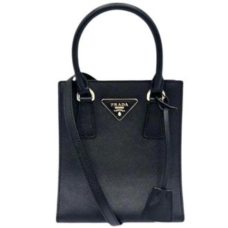 Prada Sac bandouli&egrave;re mini Pre-owned - Femme - Pre-owned - Noir - Taille: ONE Size