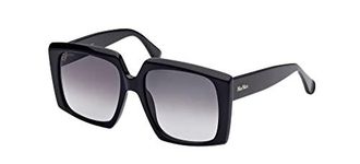 Max Mara Lunettes de Soleil Max Mara LOGO 6 MM0024 Shiny Black/Smoke Shaded 56/17/145 unisexe