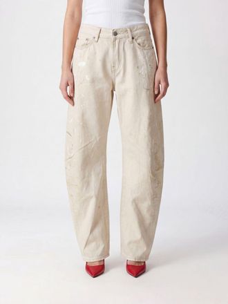 Acne Studios Baggy Five-Pocket-Jeans mit abstraktem Allover-Print