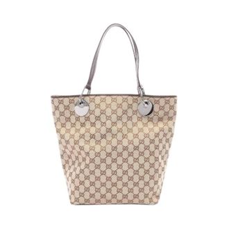 Gucci Pre-owned GG Canvas Tote Bag - - Pre-owned - Damen - Beige - ONE SIZE