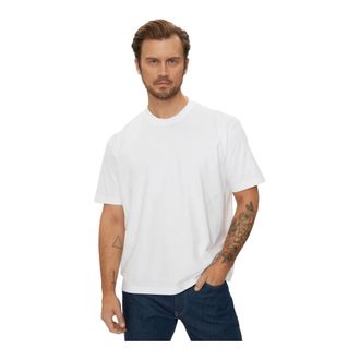 Guess Homme, Tops, Blanc, Taille: XL TShirt MC coton logo
