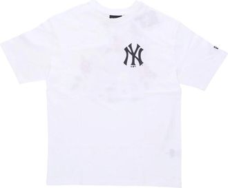 New Era MLB Floral Graphic OS Tee Neyyan - - Tops - Herren - Wei&szlig; - XL