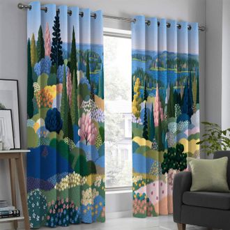 Generic Verdunklungsvorh&auml;nge Vorhang Blickdicht 2Er Set H 145 X B 140 cm Gardinen Mit &Ouml;sen Thermovorhang Hitzeschutz Vorh&auml;nge F&uuml;r Wohnzimmer Schlafzimmer, Dic