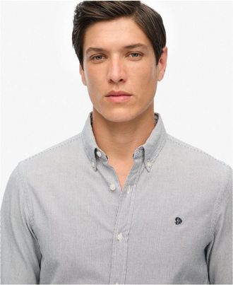 Superdry Chemise Oxford &agrave; manches longues classique